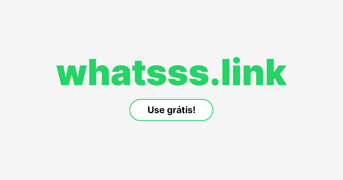 Gerador de links para o WhatsApp